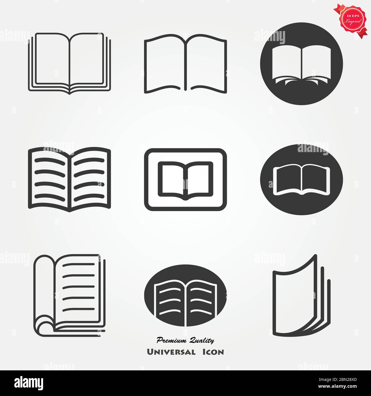 Magazine icon vector illustration - magazine and newspaper symbol Stock ...