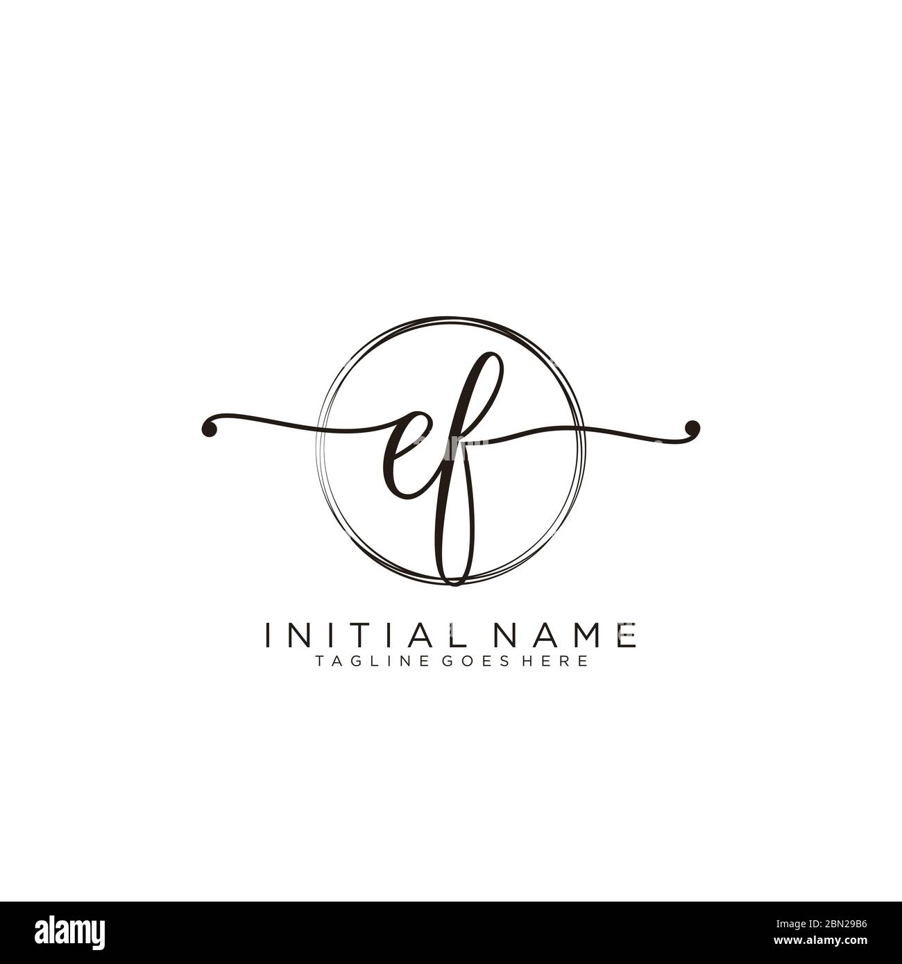 Ef letter logo Stock Vector Images - Alamy