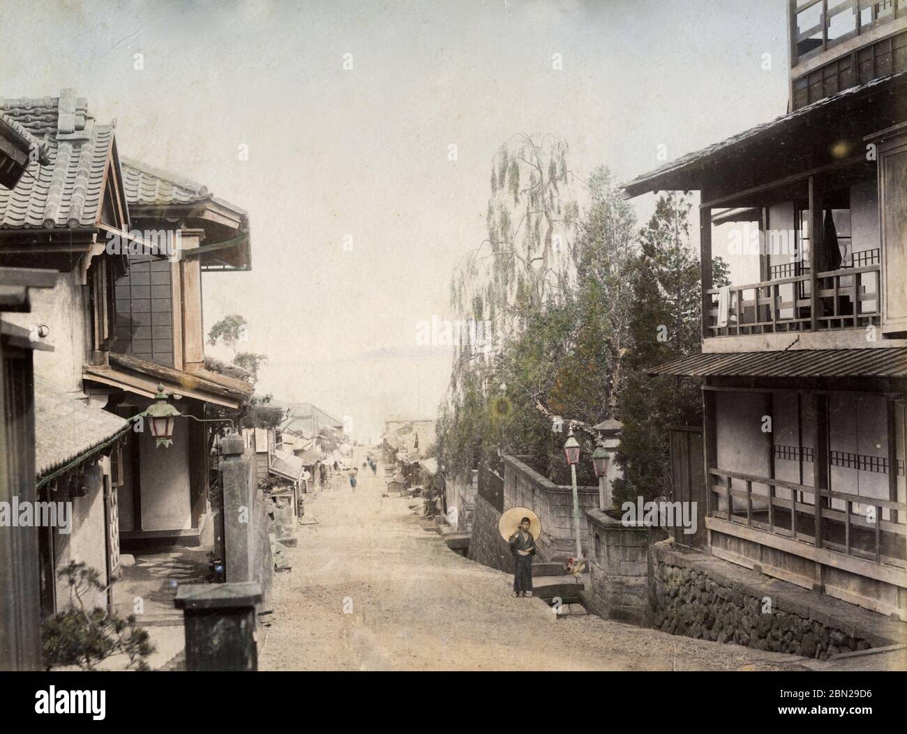 Street at Atami, Japan Stock Photo - Alamy