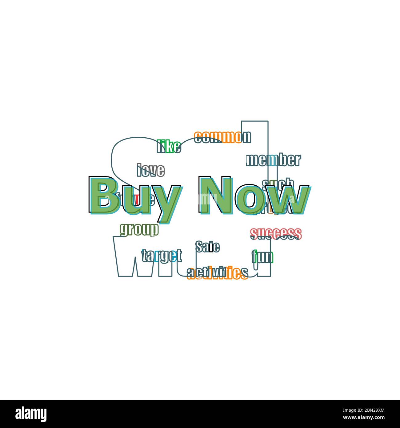 word buy now on digital screen, business concept . Logo design template ...