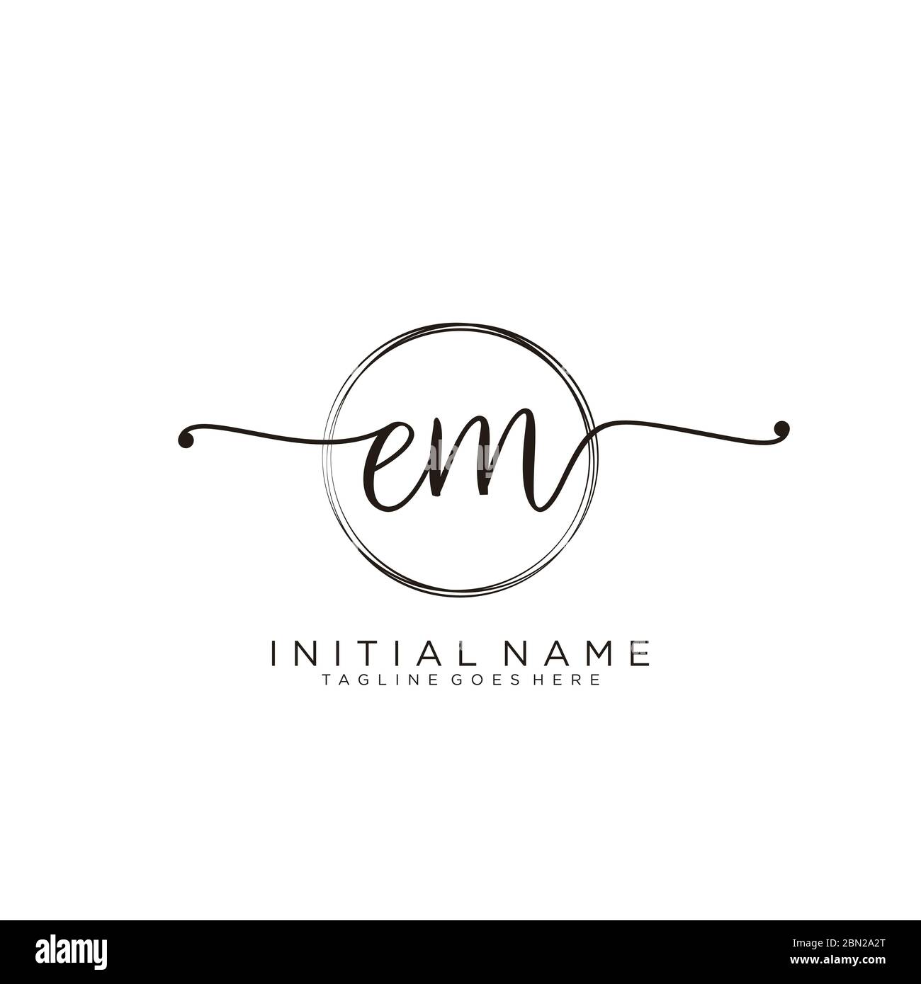 Em logo vector vectors hi-res stock photography and images - Alamy