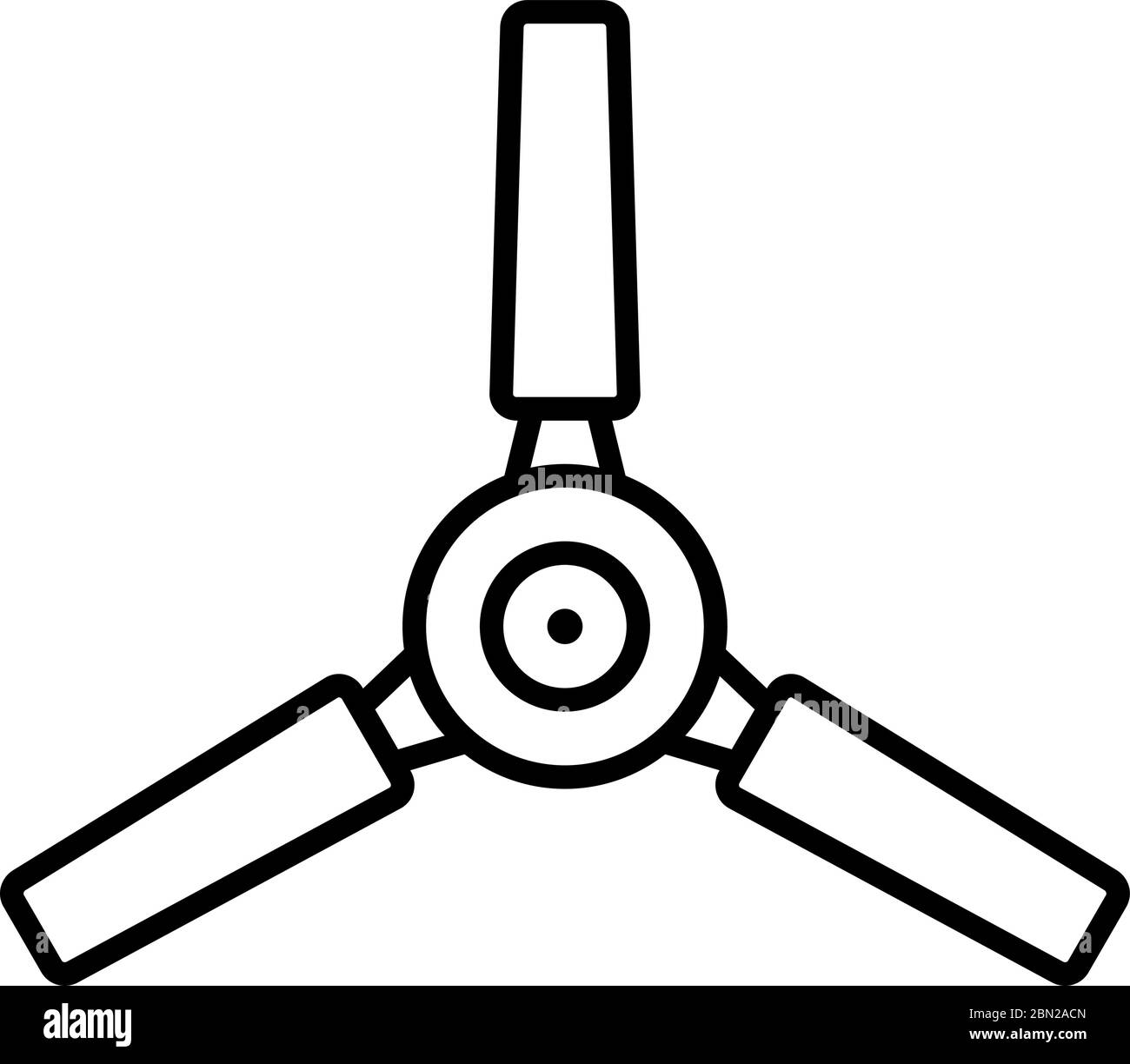 Beautiful Fan Line black icon Stock Vector Image & Art - Alamy