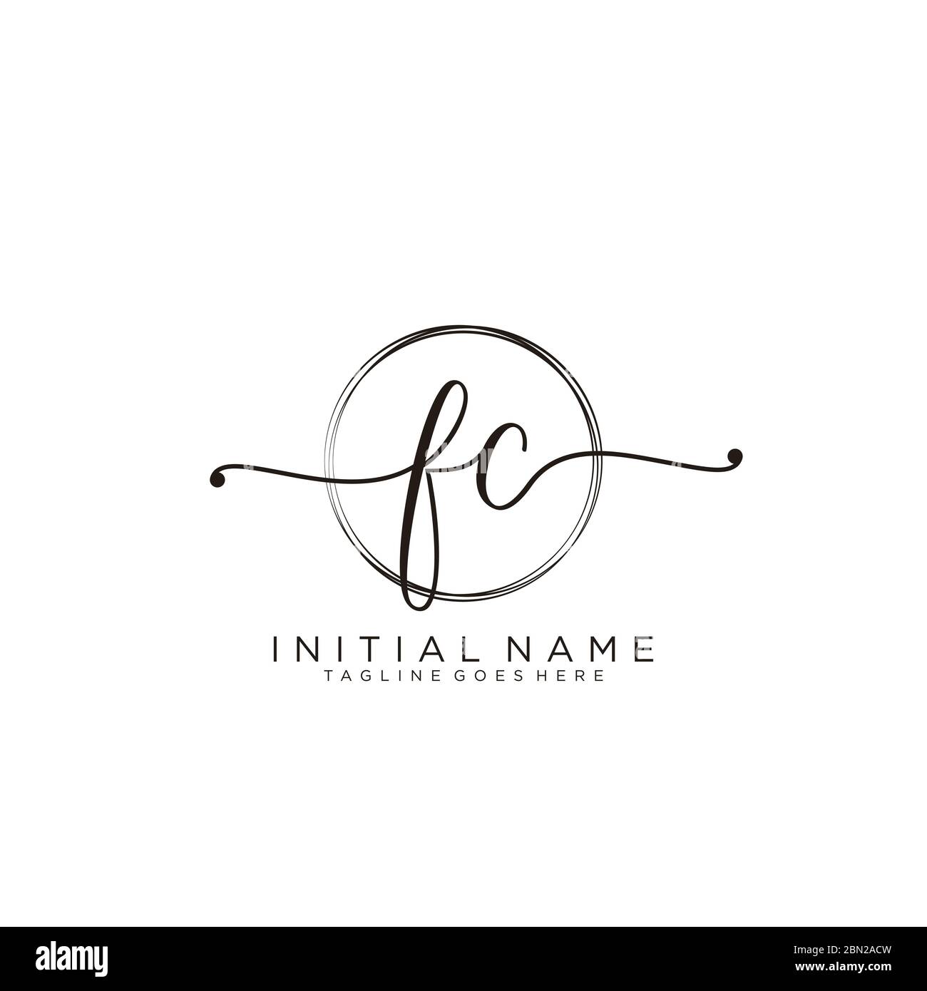 Fc initial logo hi-res stock photography and images - Alamy