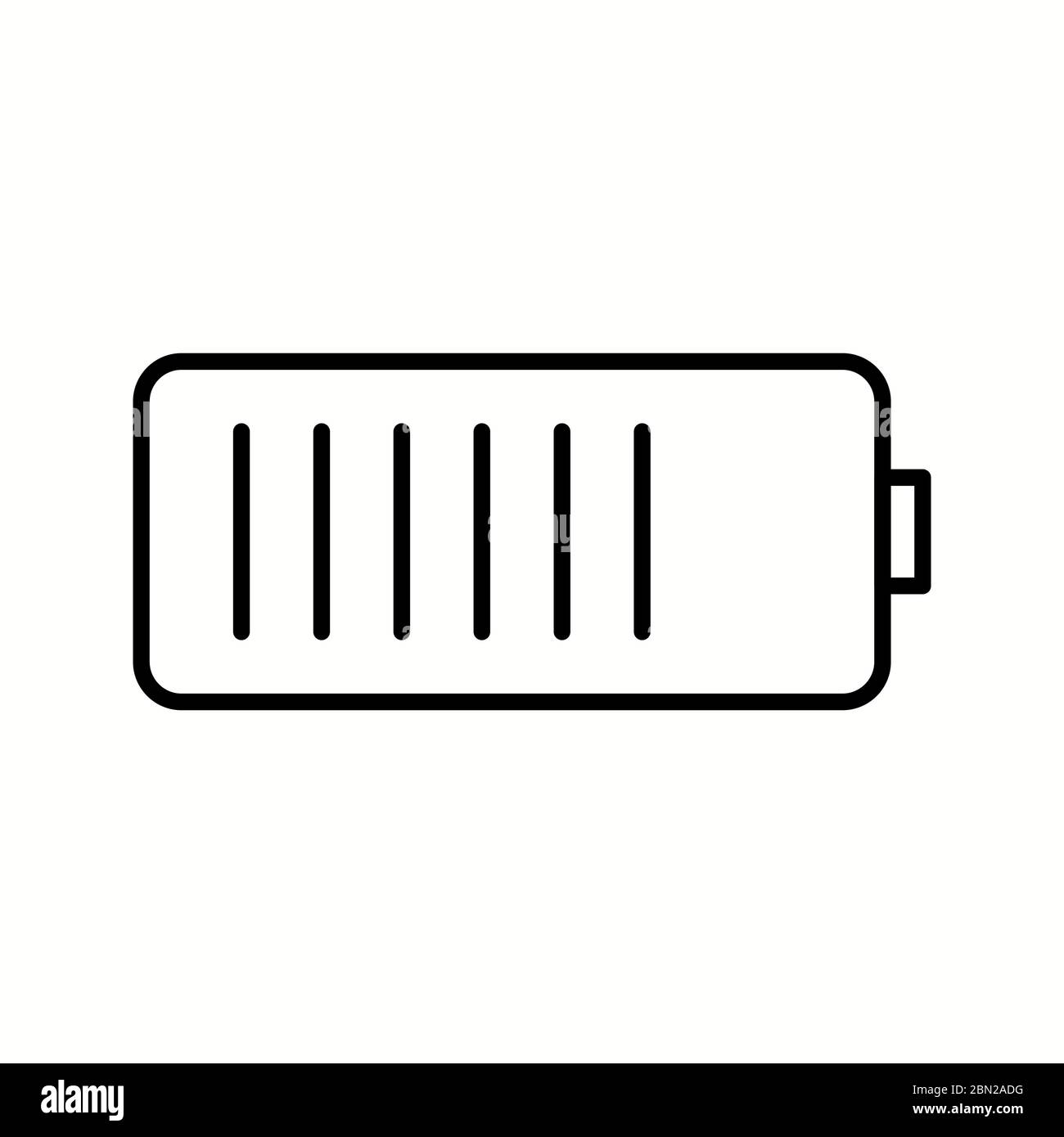 beautiful battery line black icon Stock Vector Image & Art - Alamy