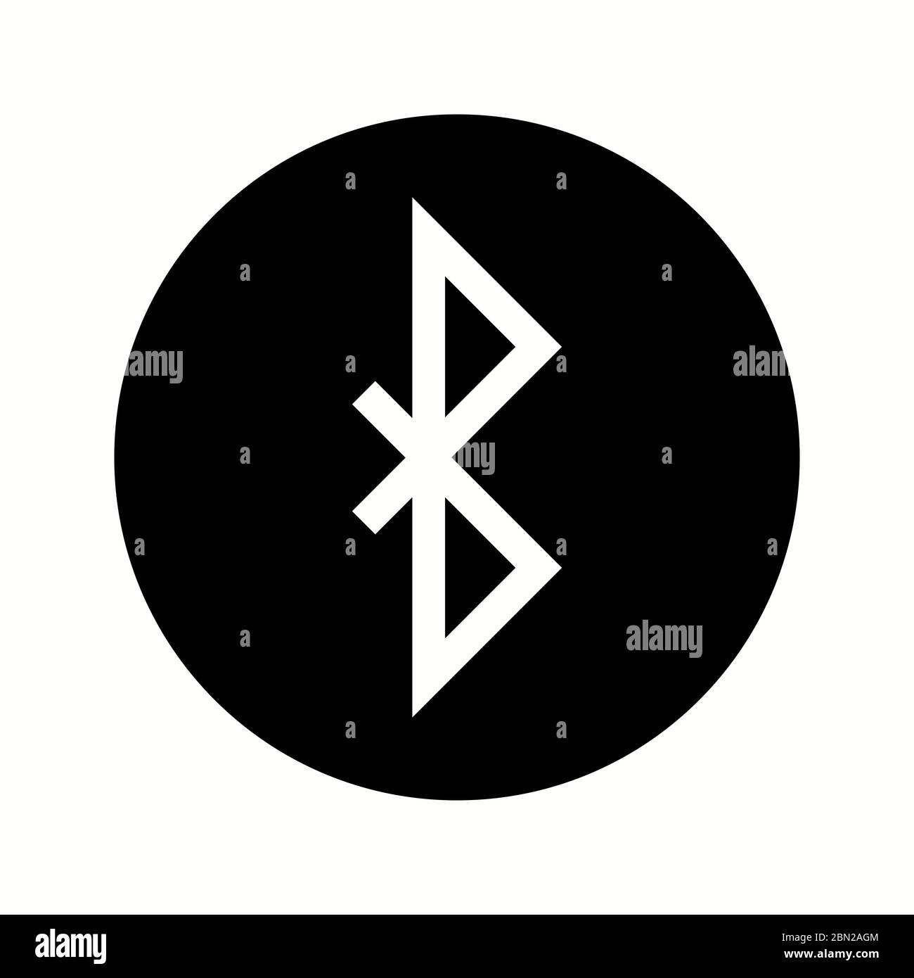 Beautiful bluetooth glyph black icon Stock Vector Image & Art - Alamy