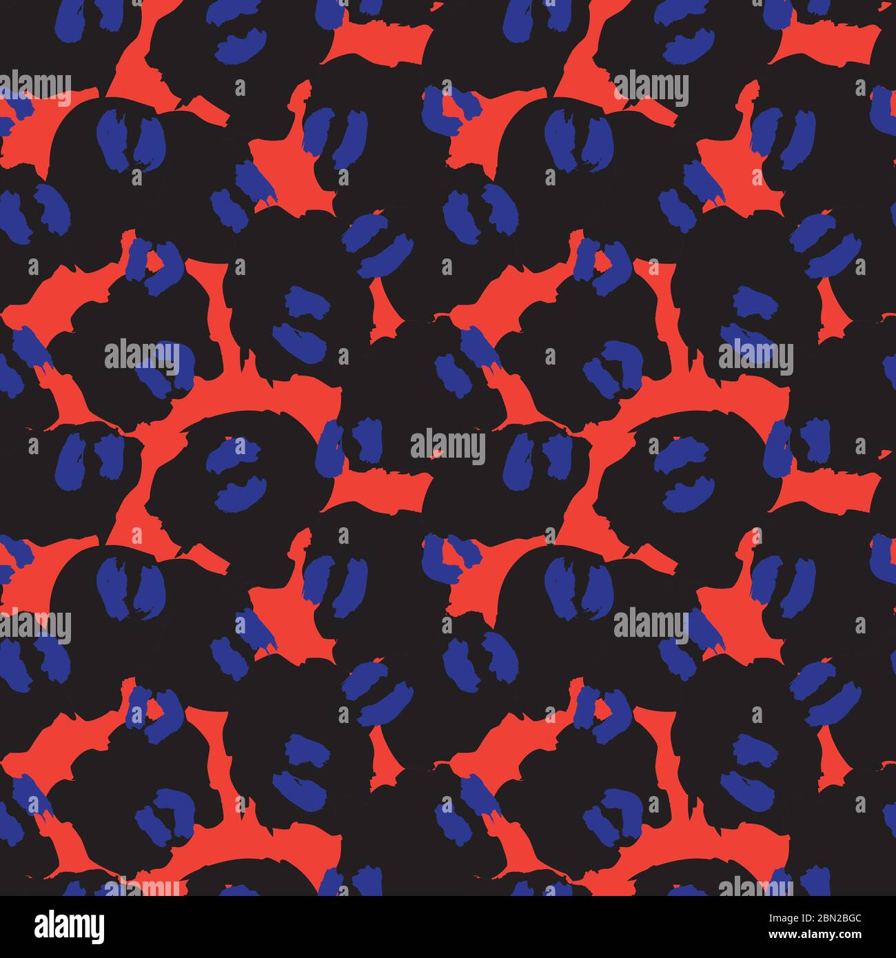 Animal Leopard Seamless Pattern Background for fashion textiles ...