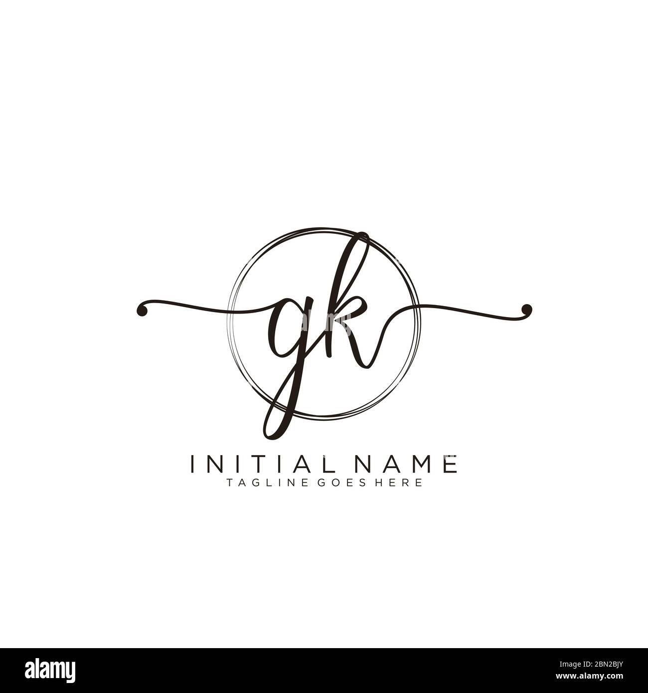 Gk letter logo hi-res stock photography and images - Alamy