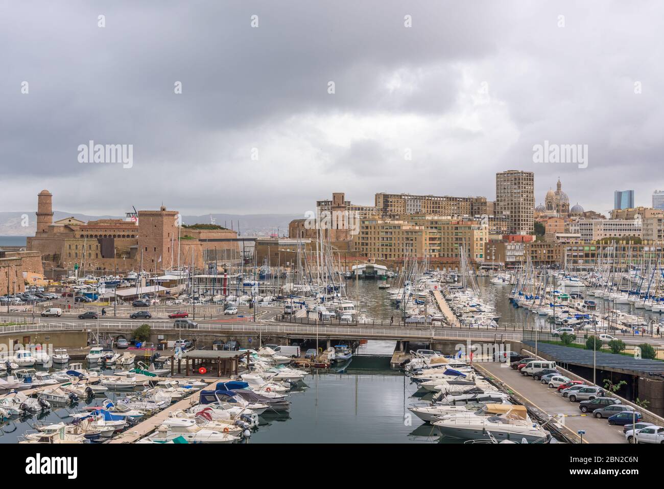 Birds eye view marseille france hi-res stock photography and images - Alamy