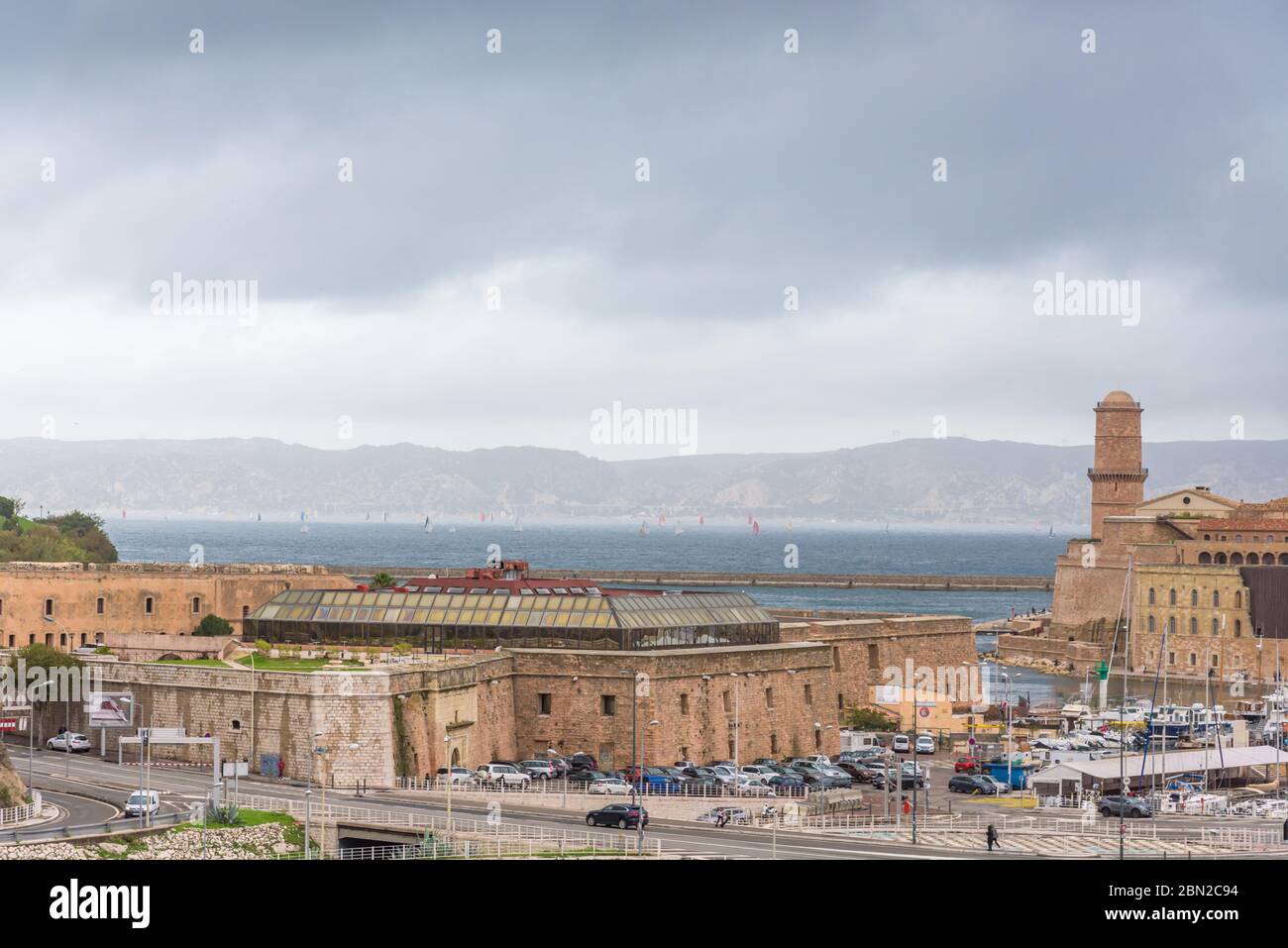 Birds eye view marseille hi-res stock photography and images - Alamy