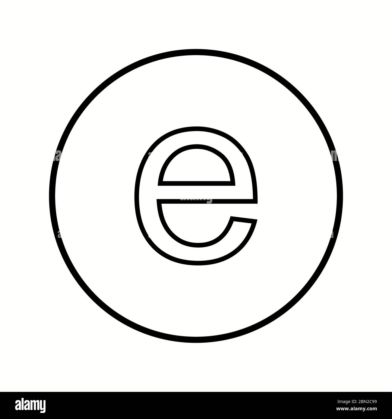 Beautiful edge line black icon Stock Vector Image & Art - Alamy