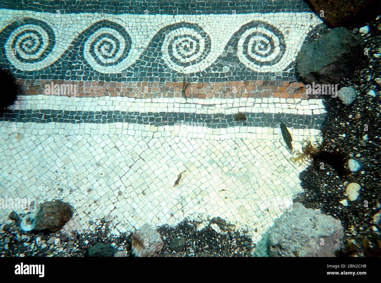 Campi Flegrei, Phlegraean Fields, Pozzuoli, spring 1980, underwater ...