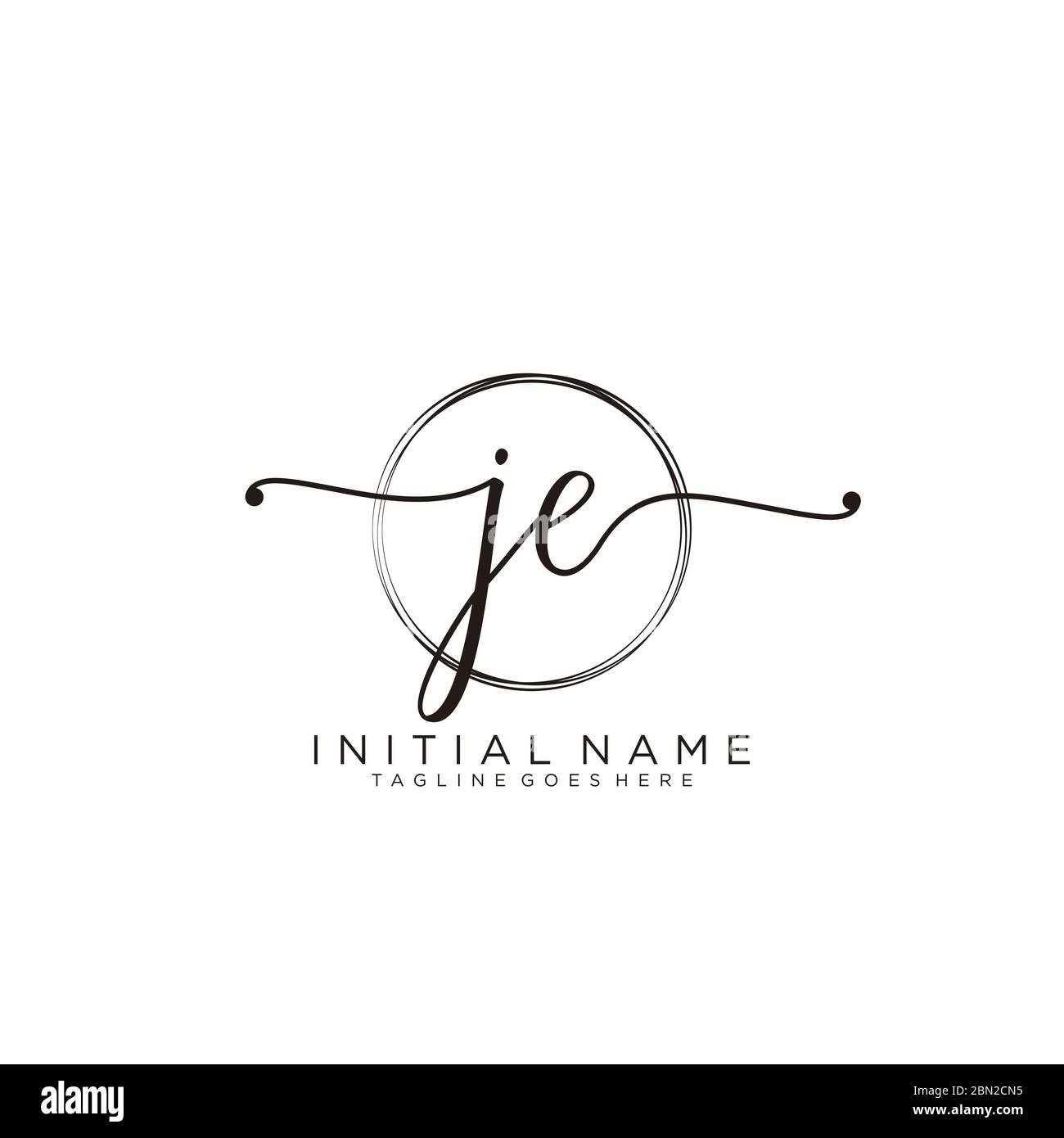 Je logo vector vectors hi-res stock photography and images - Alamy