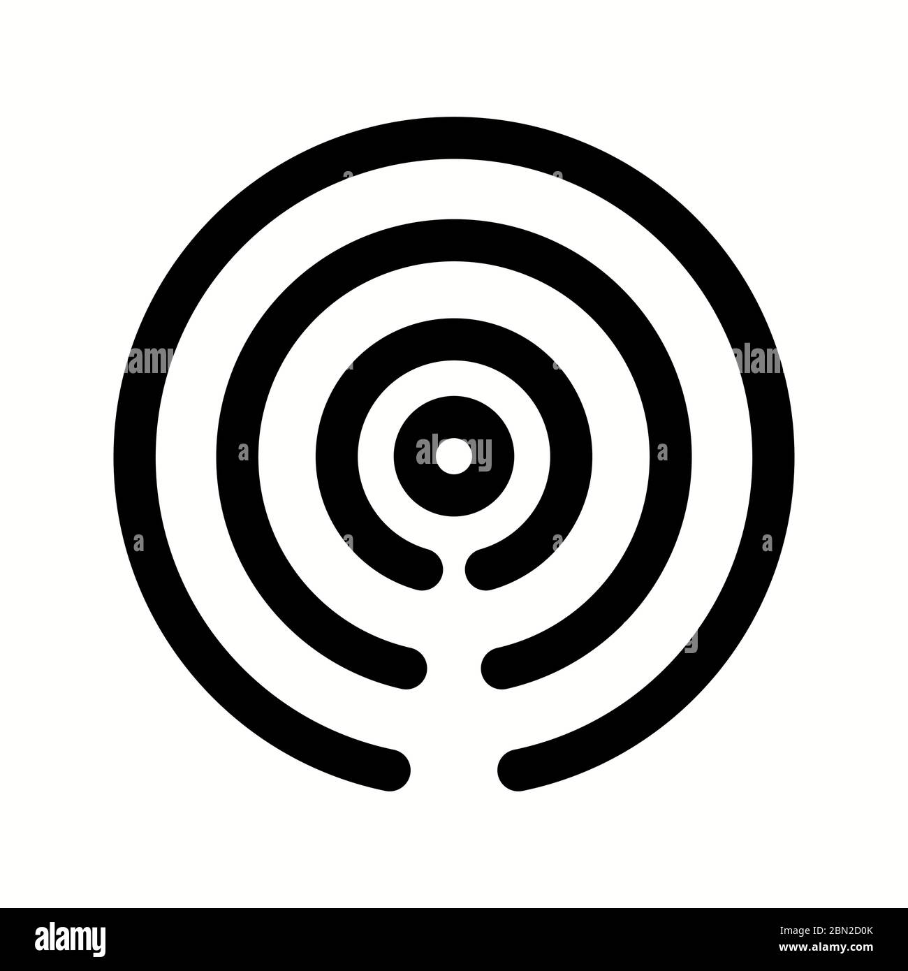 Beautiful personal hotspot glyph black icon Stock Vector Image & Art ...