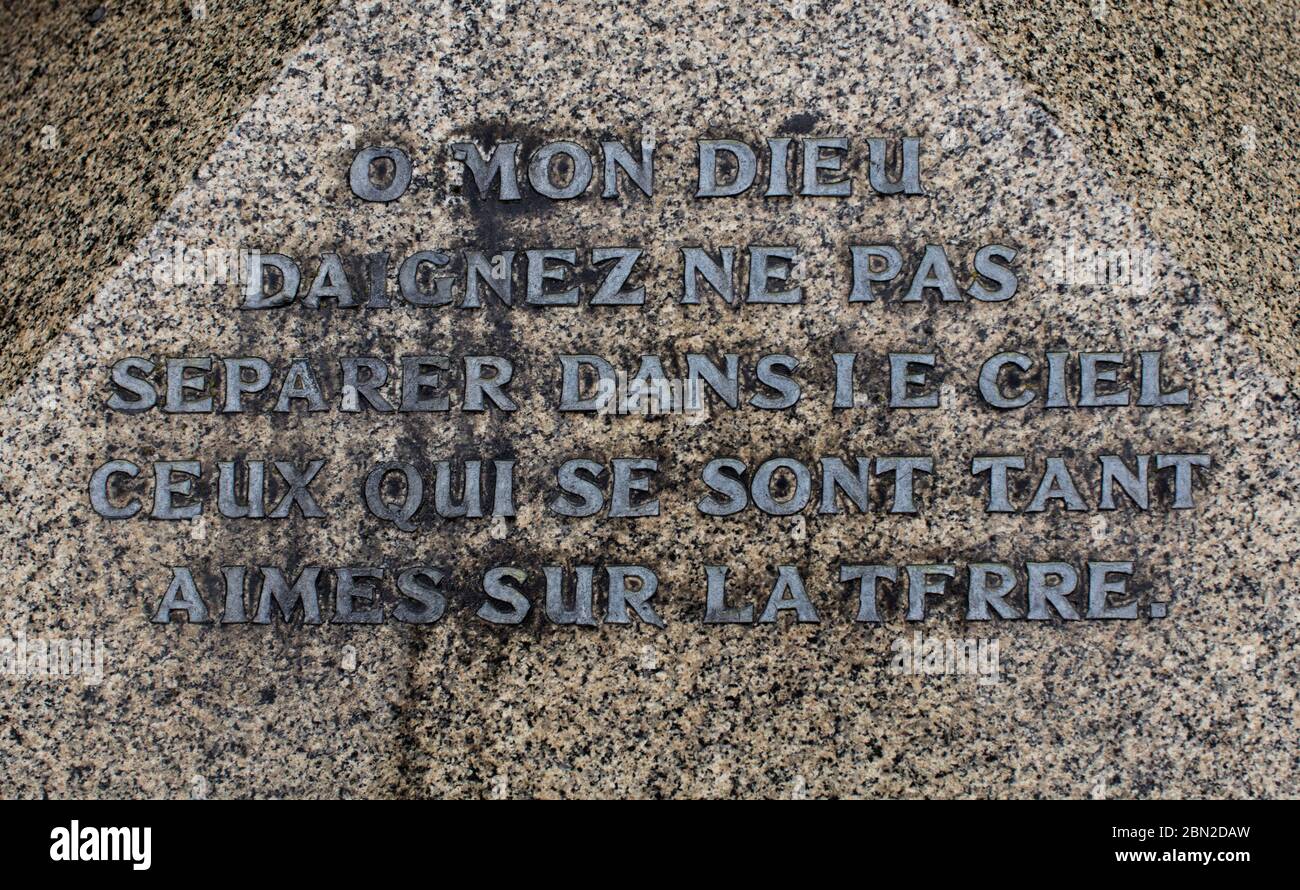 Cemetery Inscription High Resolution Stock Photography and Images - Alamy