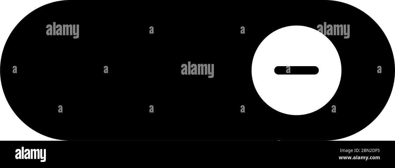 Switch on glyph black icon Stock Vector Image & Art - Alamy