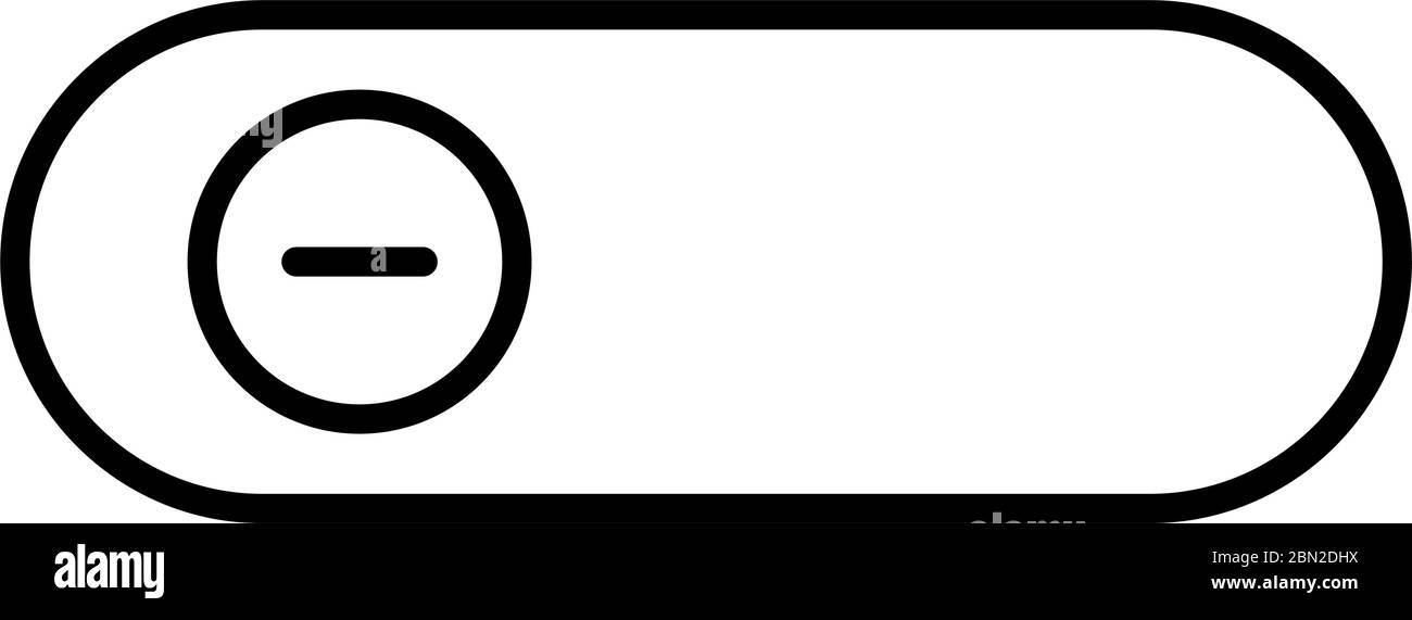 Switch off Line black icon Stock Vector Image & Art - Alamy