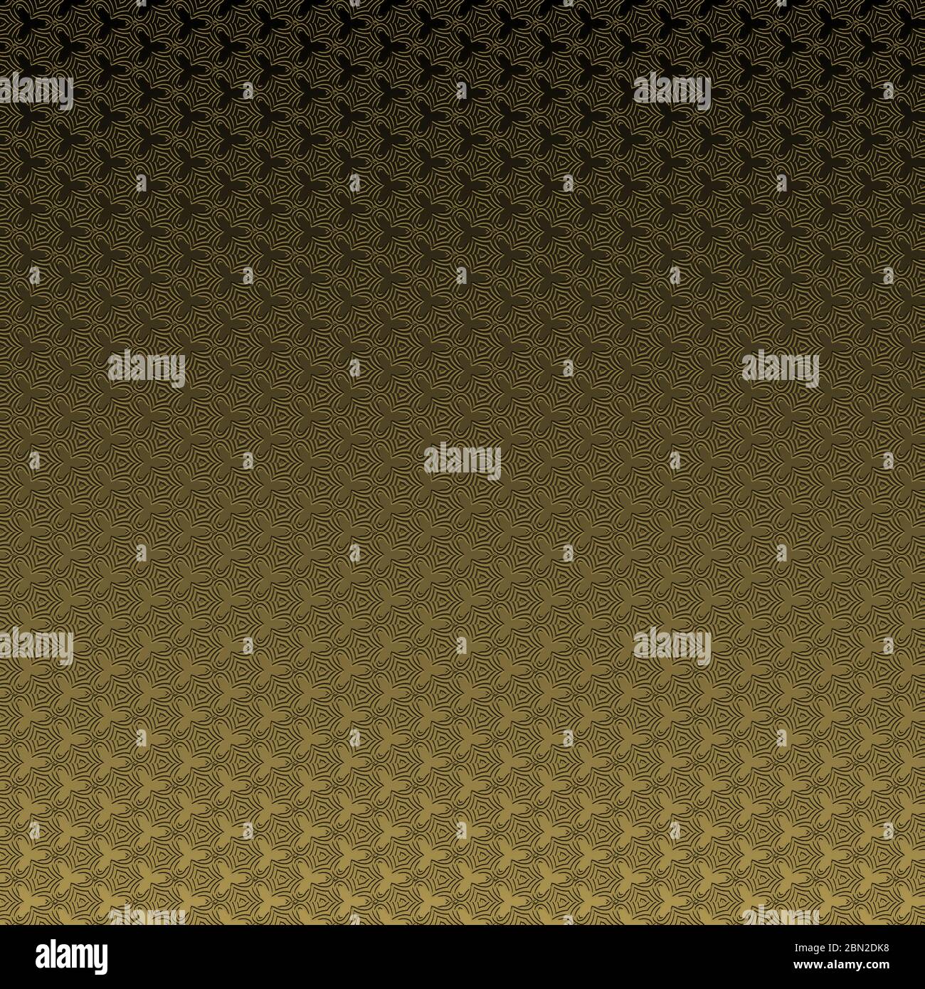 Gold pattern illustration, bas-relief effect with repeated geometric ...