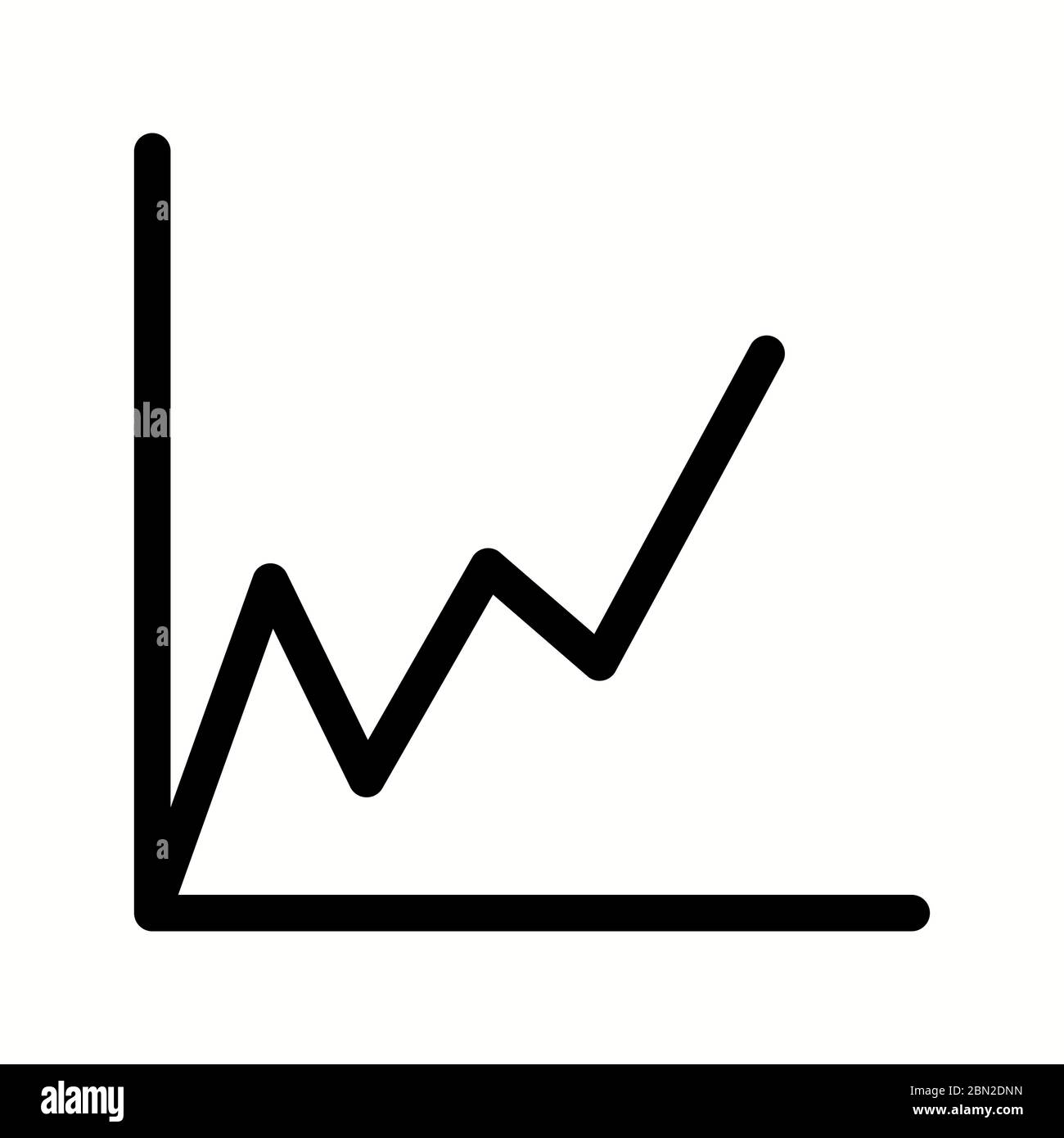 Beautiful growth graph Black and White Stock Photos & Images - Alamy