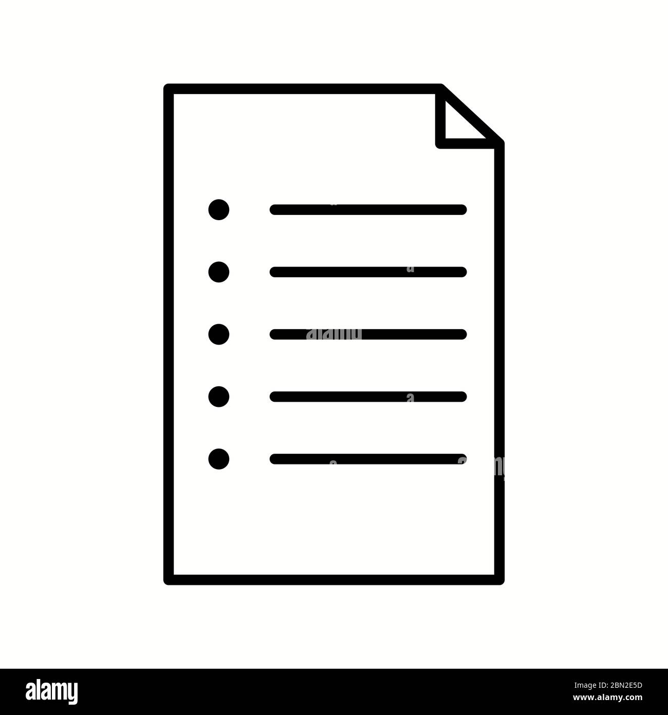 Beautiful notes line black icon Stock Vector Image & Art - Alamy