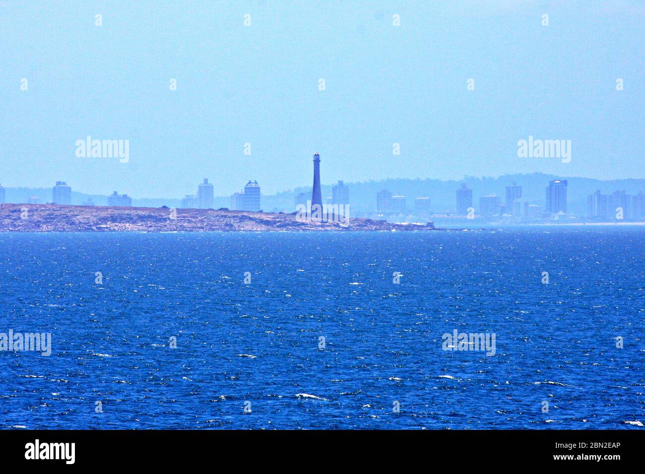 skyline of Montevideo Stock Photo - Alamy