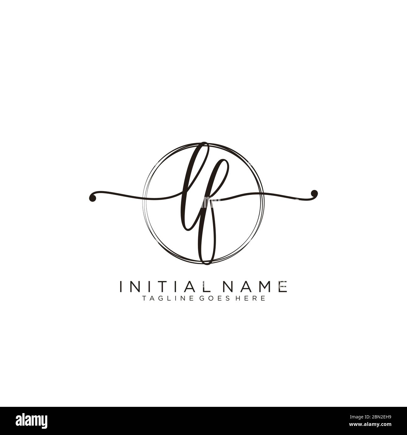 Lf letter logo hi-res stock photography and images - Alamy