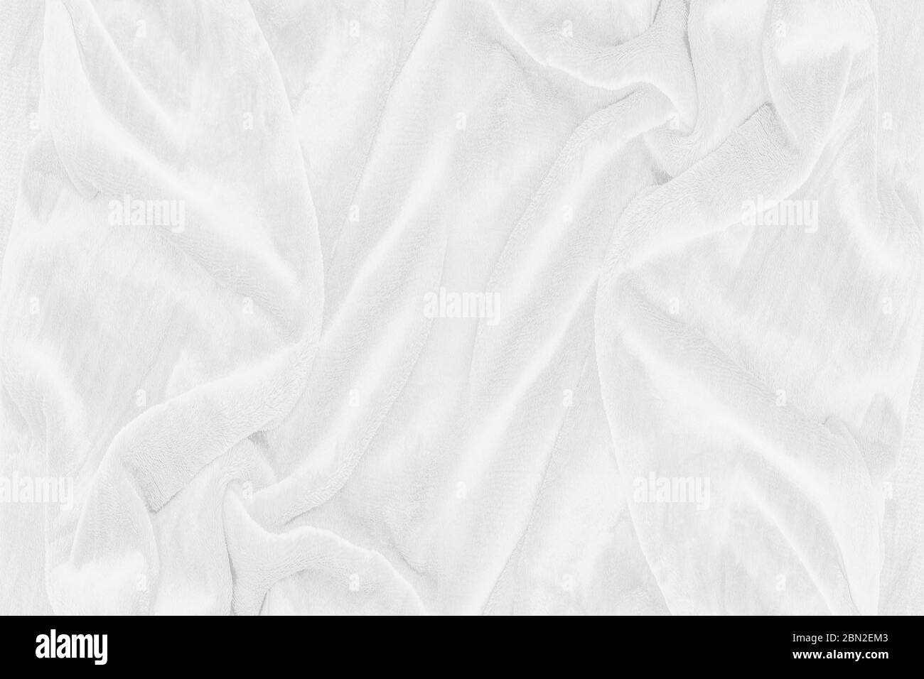 white cloth texture background, wavy fabric. top view Stock Photo - Alamy