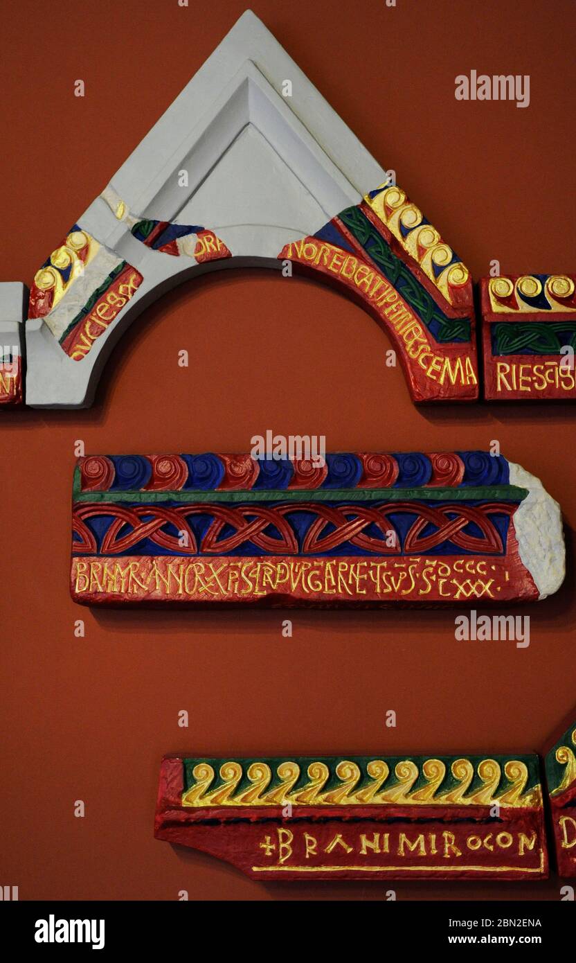 Reconstruction of the polychromy used in the Early European medieval ...