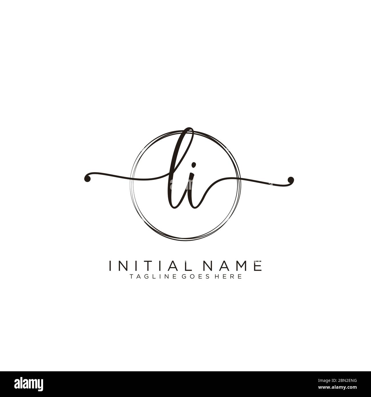 Letter li Stock Vector Images - Alamy