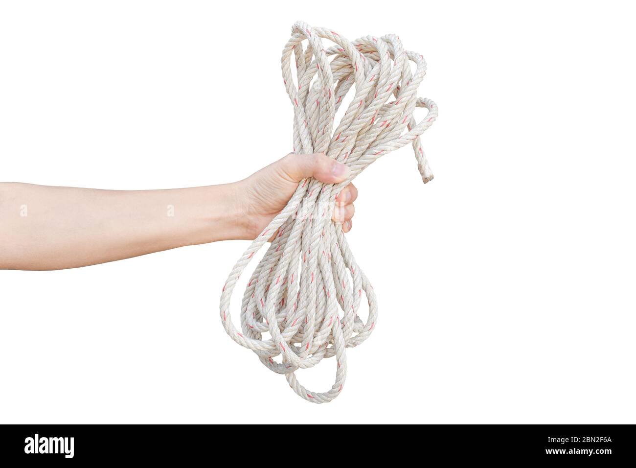 Hand holding rope hi-res stock photography and images - Alamy