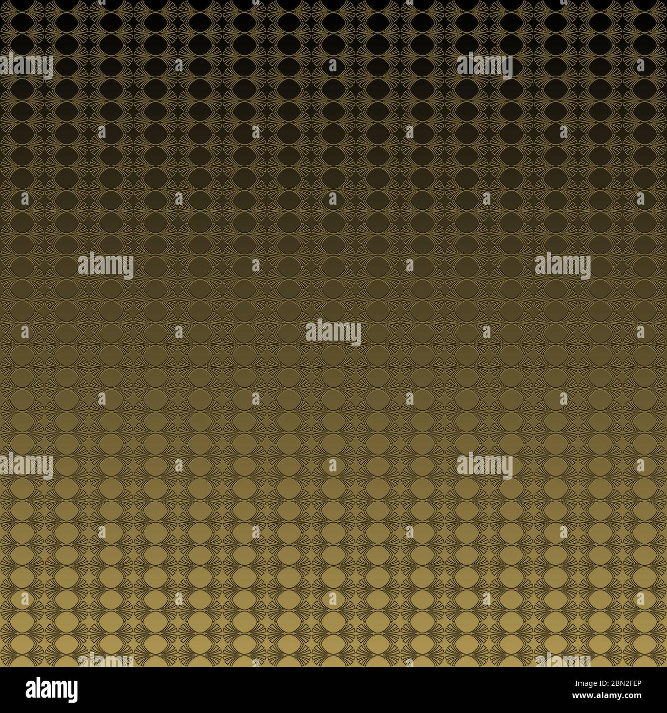 Gold pattern illustration, bas-relief effect with repeated geometric ...