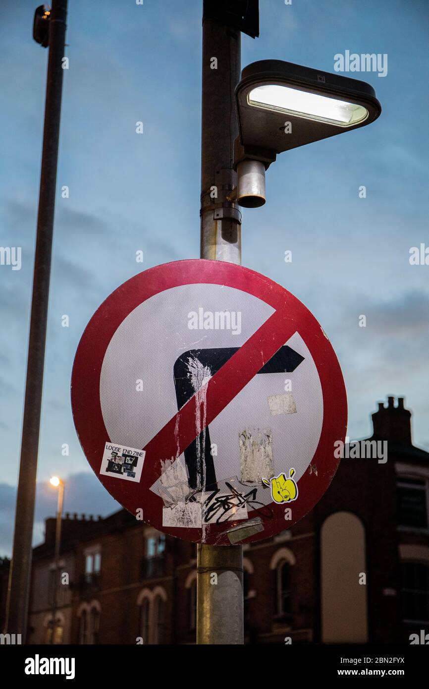 Graffiti town sign hi-res stock photography and images - Alamy