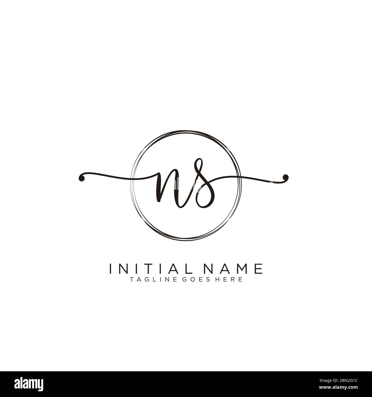 Logo ns vector vectors hi-res stock photography and images - Alamy