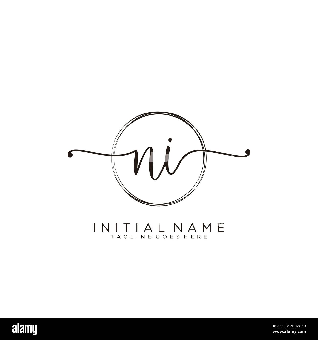 Ni letter Stock Vector Images - Alamy
