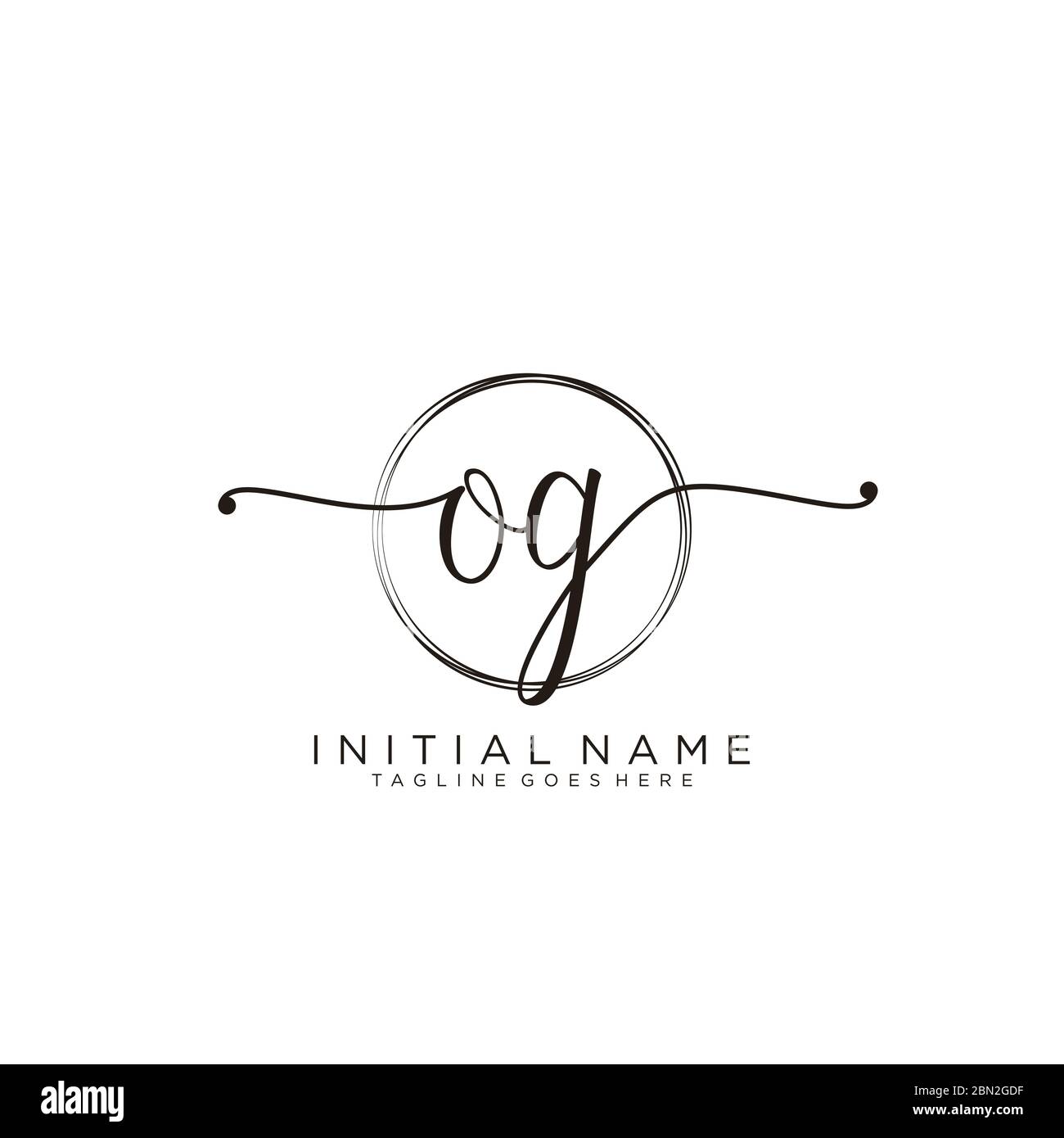 Og logo vector vectors hi-res stock photography and images - Alamy