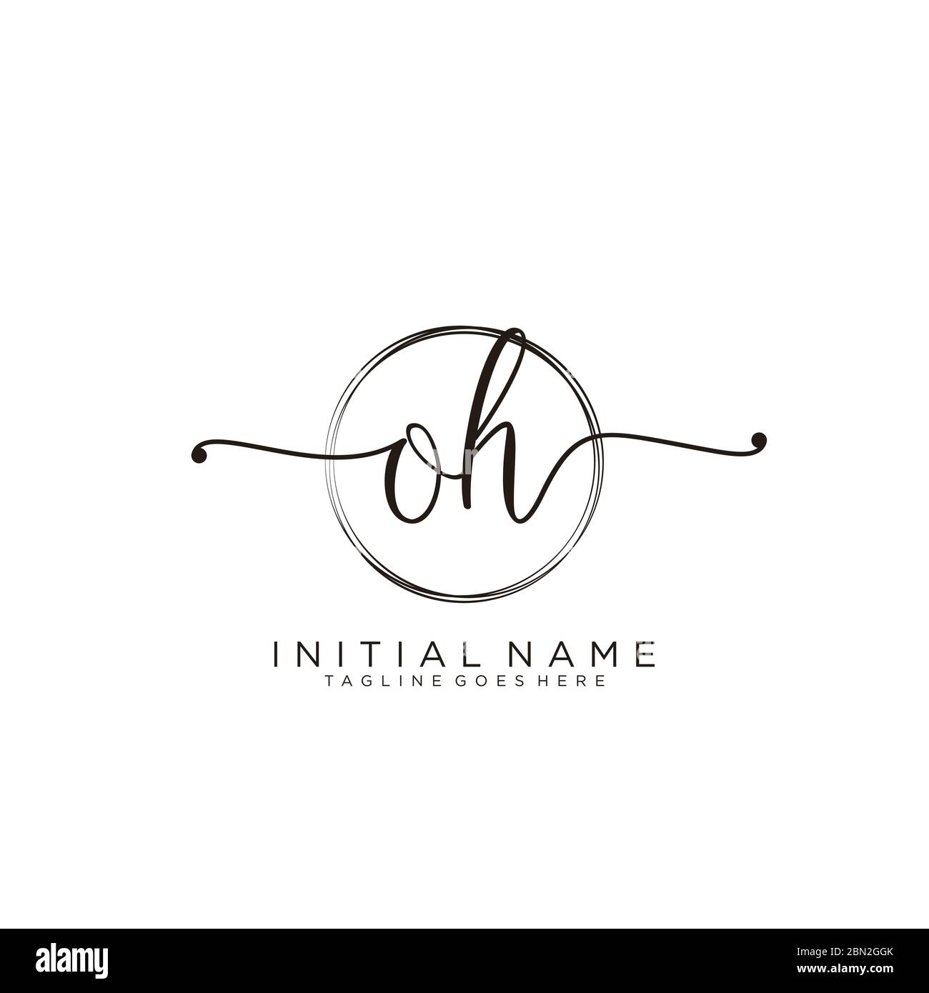 Oh logo vector vectors hi-res stock photography and images - Alamy