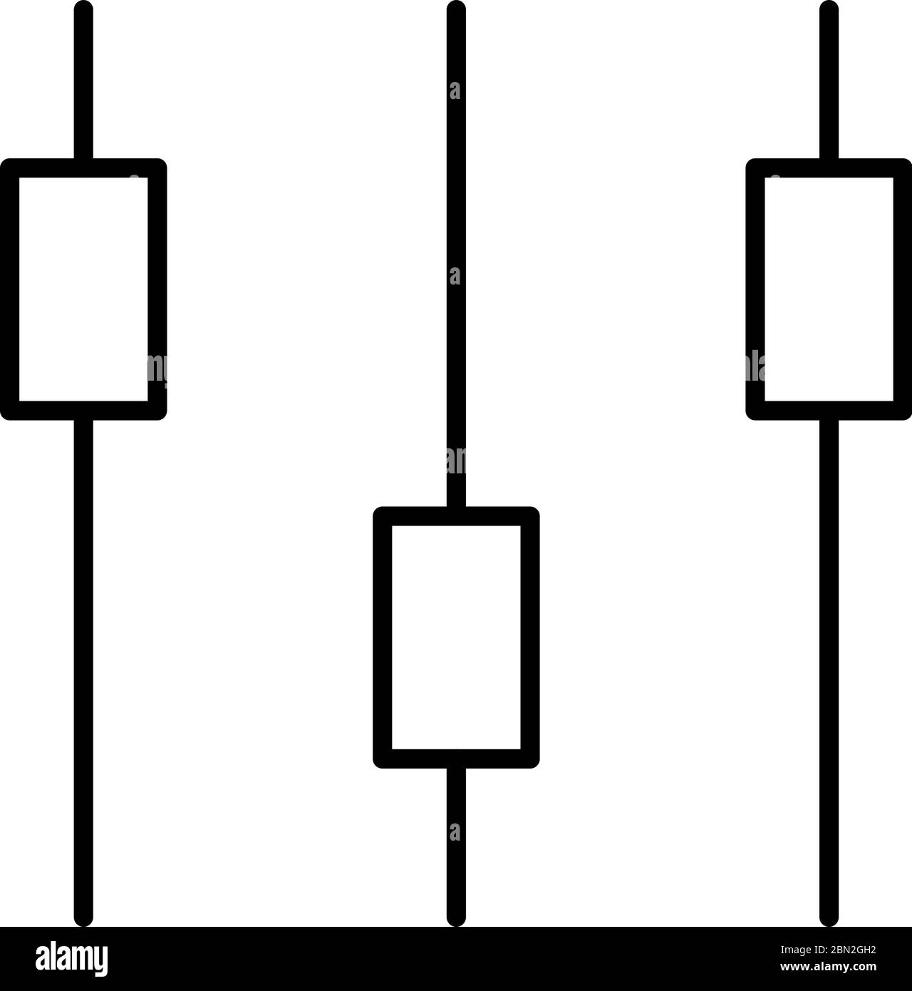 Controls Line black icon Stock Vector Image & Art - Alamy