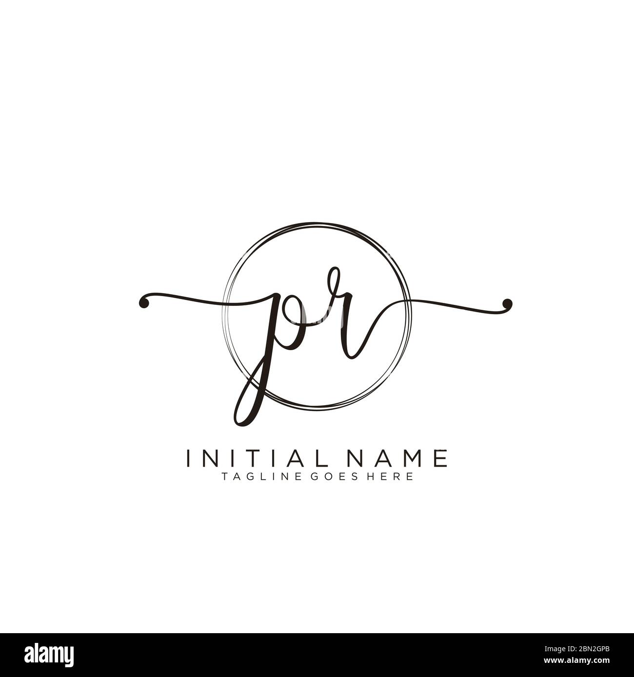 Pr Signature Stock Vector Images - Alamy
