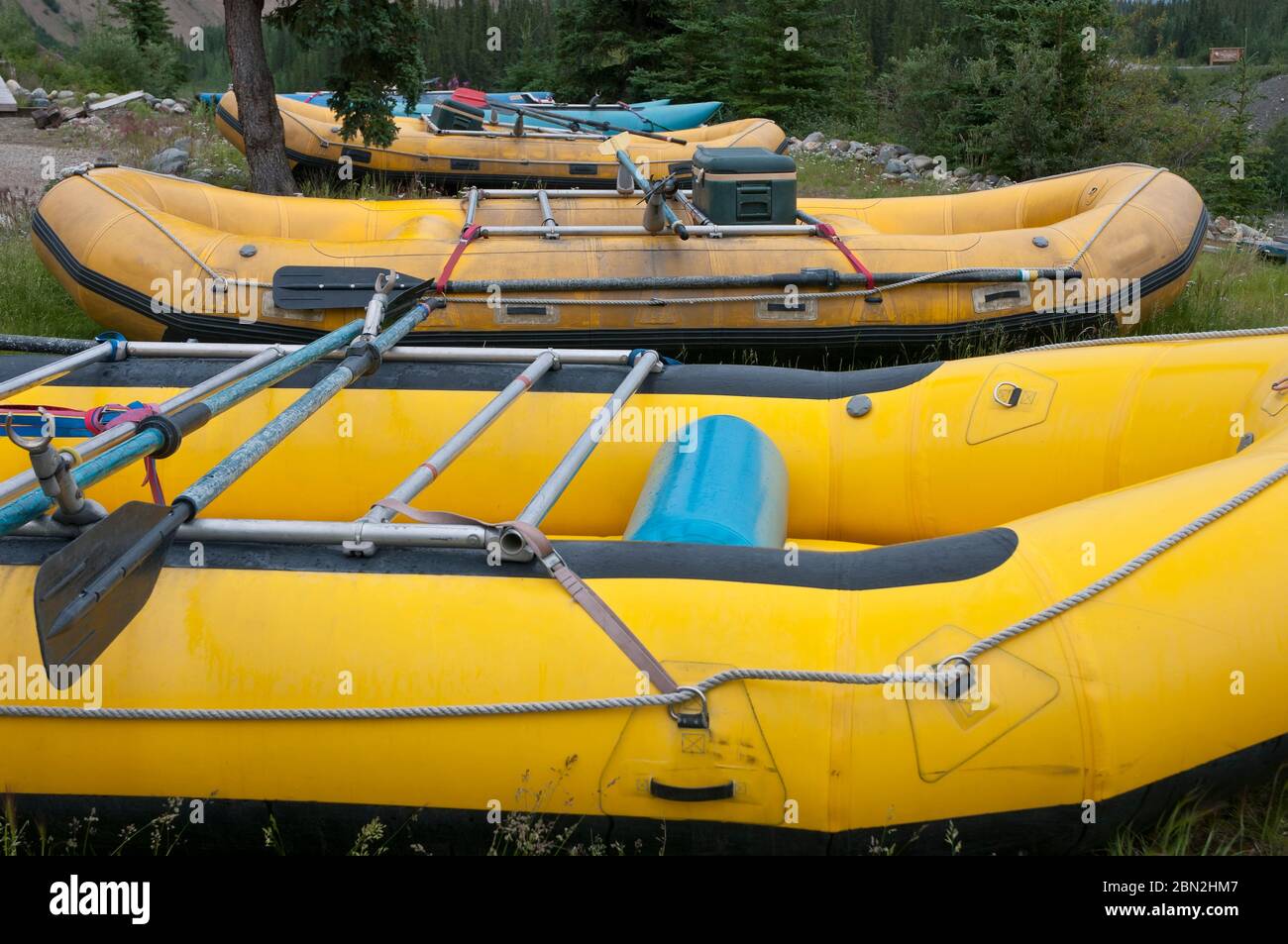 River rafts , Alaska Stock Photo - Alamy