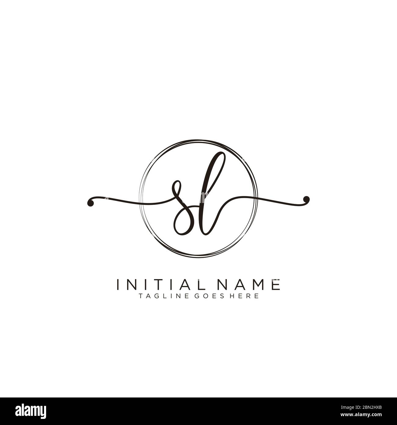 Letter sl logo Cut Out Stock Images & Pictures - Alamy