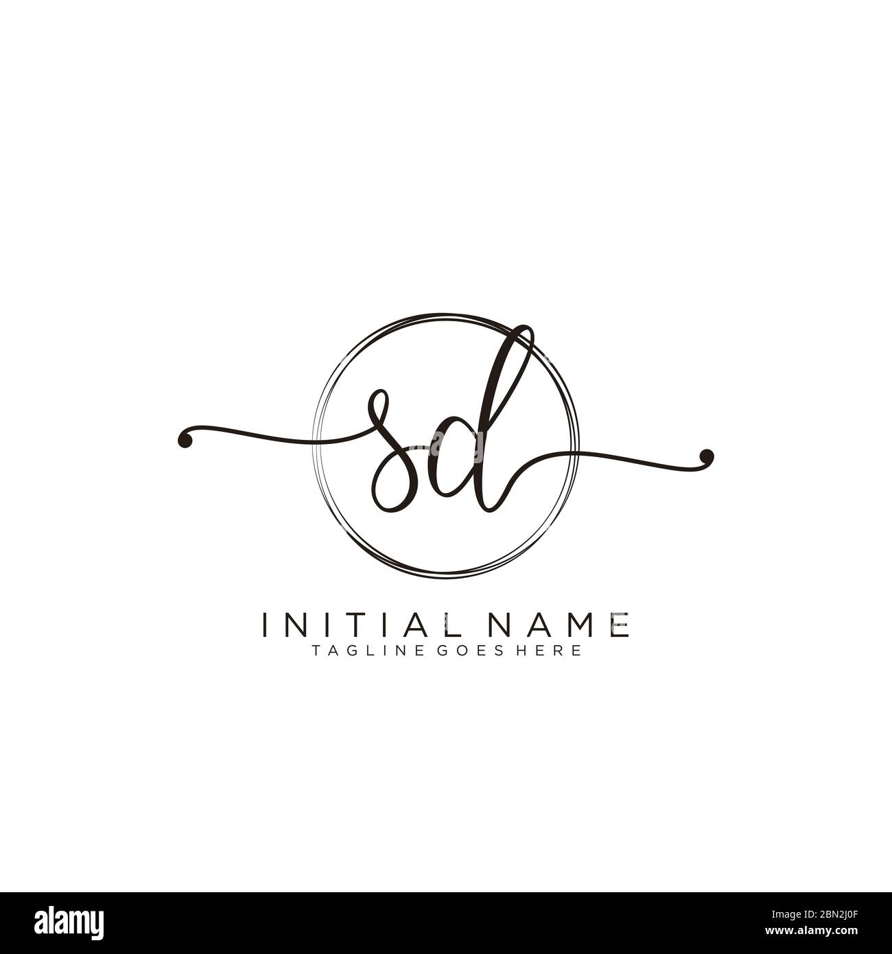 Letter sd vector vectors hi-res stock photography and images - Alamy