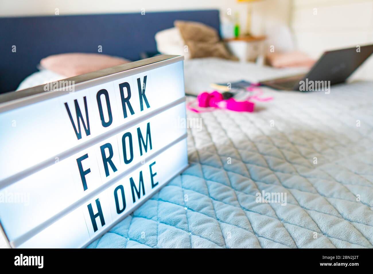 Working from home remote work inspirational social media lightbox ...