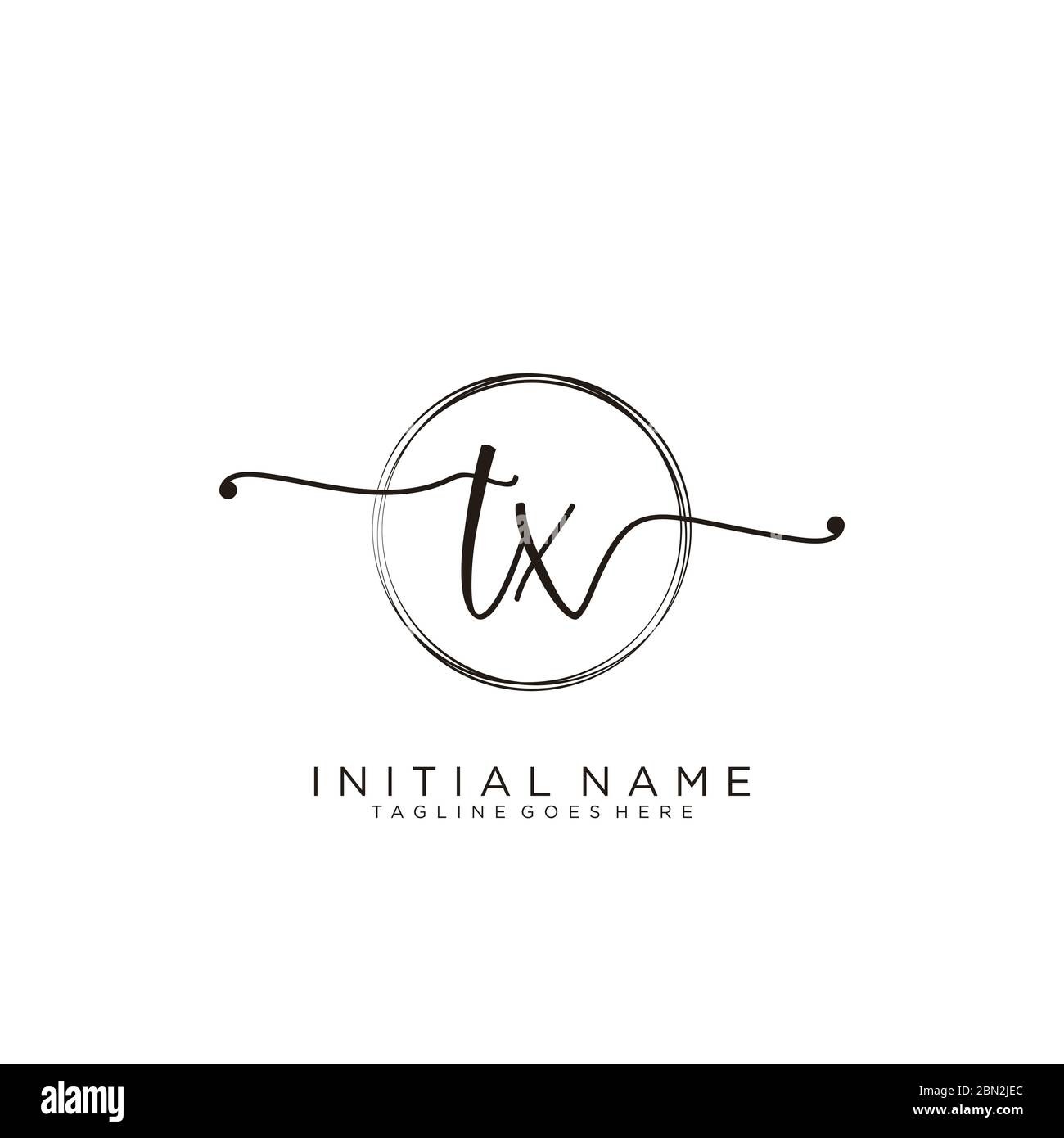 Tx initials logo hi-res stock photography and images - Alamy