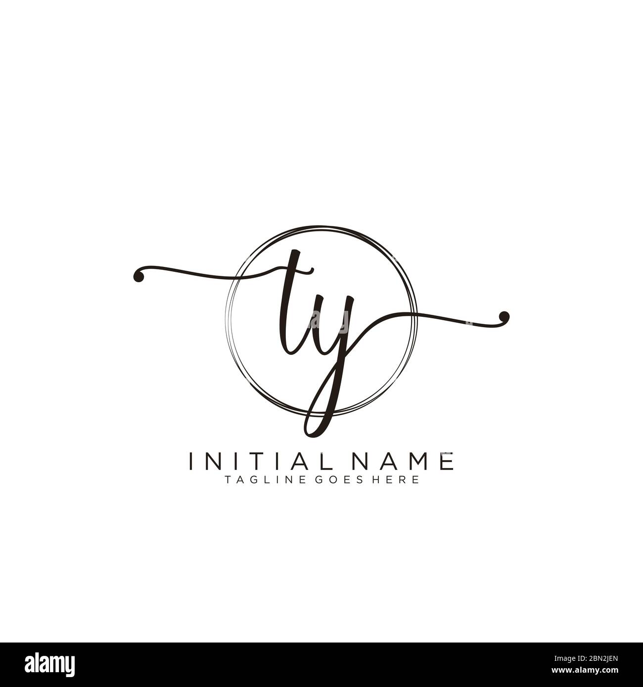 Letter ty logo hi-res stock photography and images - Alamy