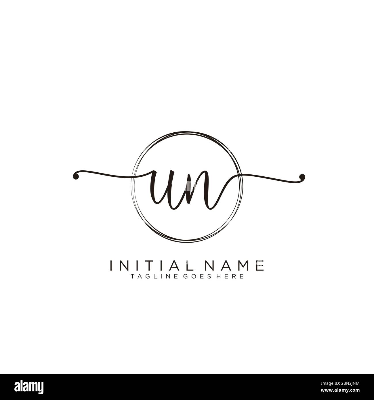 Un logo vector vectors hi-res stock photography and images - Alamy