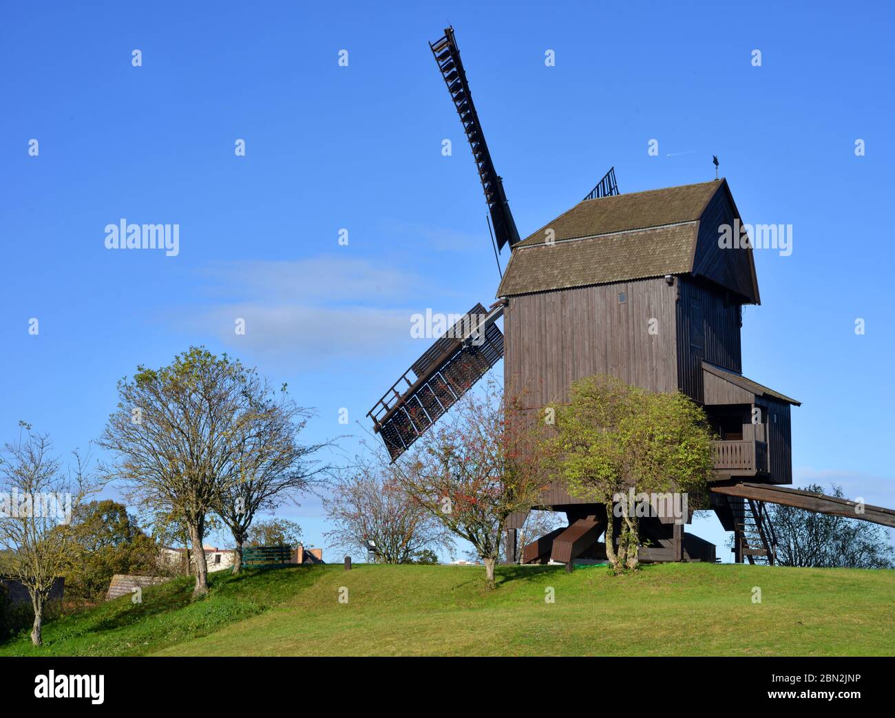 historic traditional windmill in Werder Havel Germany Stock Photo - Alamy