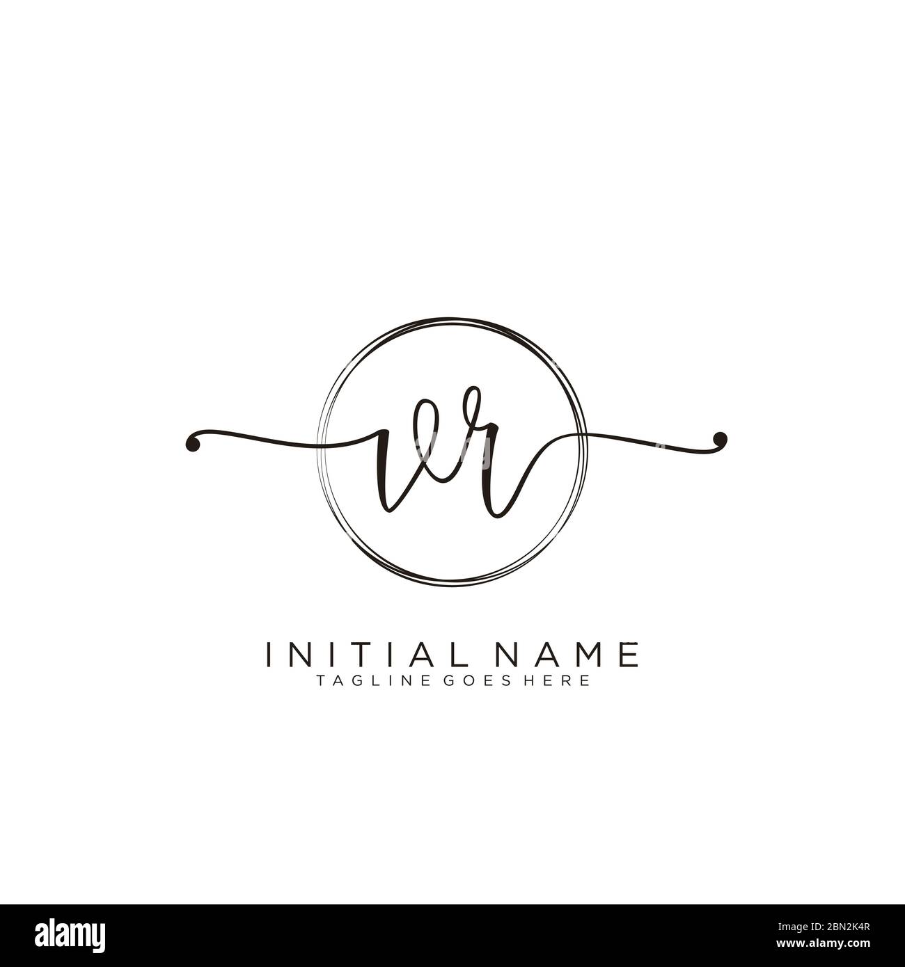 Initials vr Stock Vector Images - Alamy