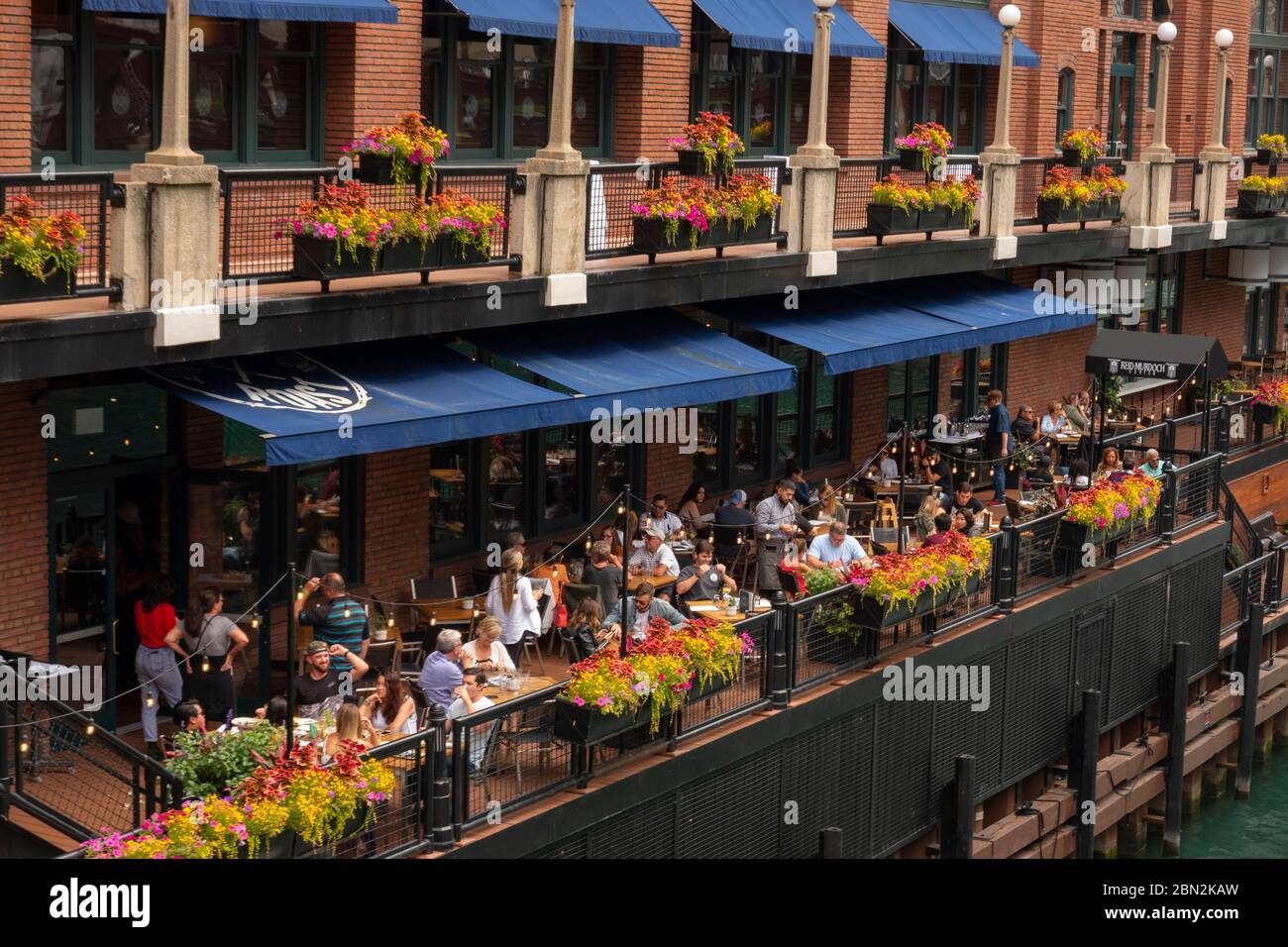 River Roast restaurant in Chicago Illinois Stock Photo - Alamy