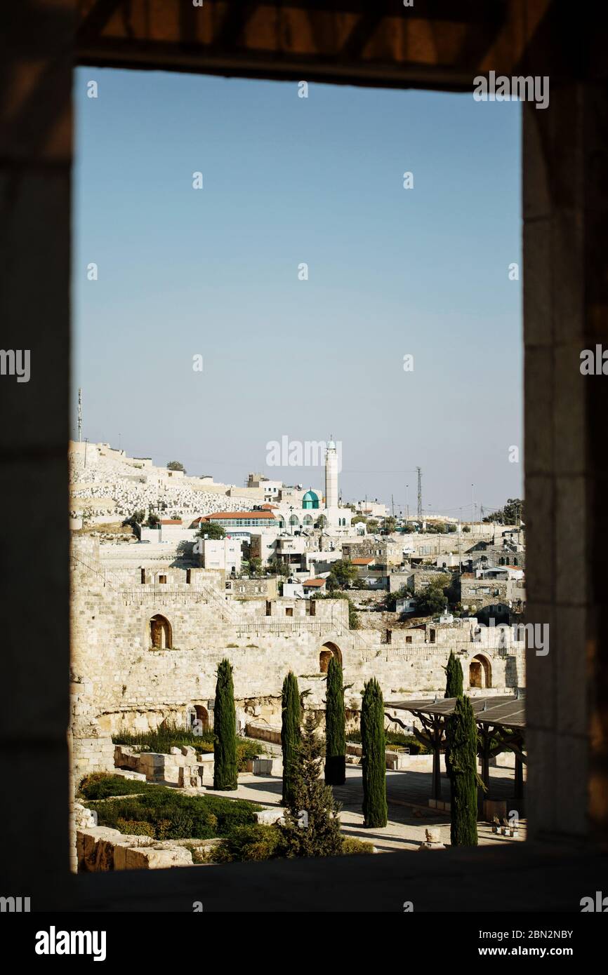 Landscape view on the Jerusalem district in Israel Stock Photo - Alamy