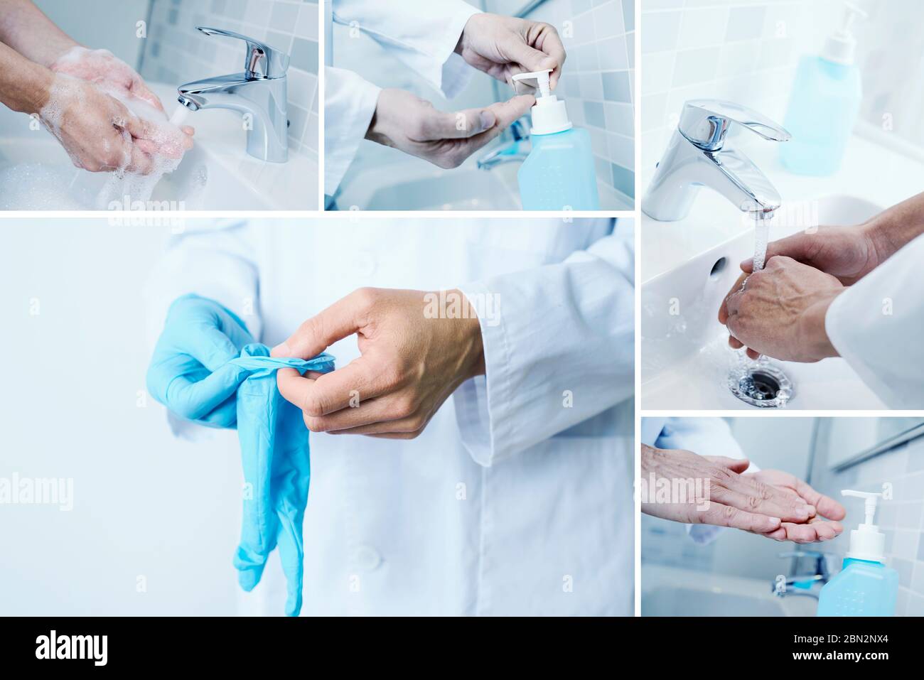 Hand washing procedure hi-res stock photography and images - Alamy