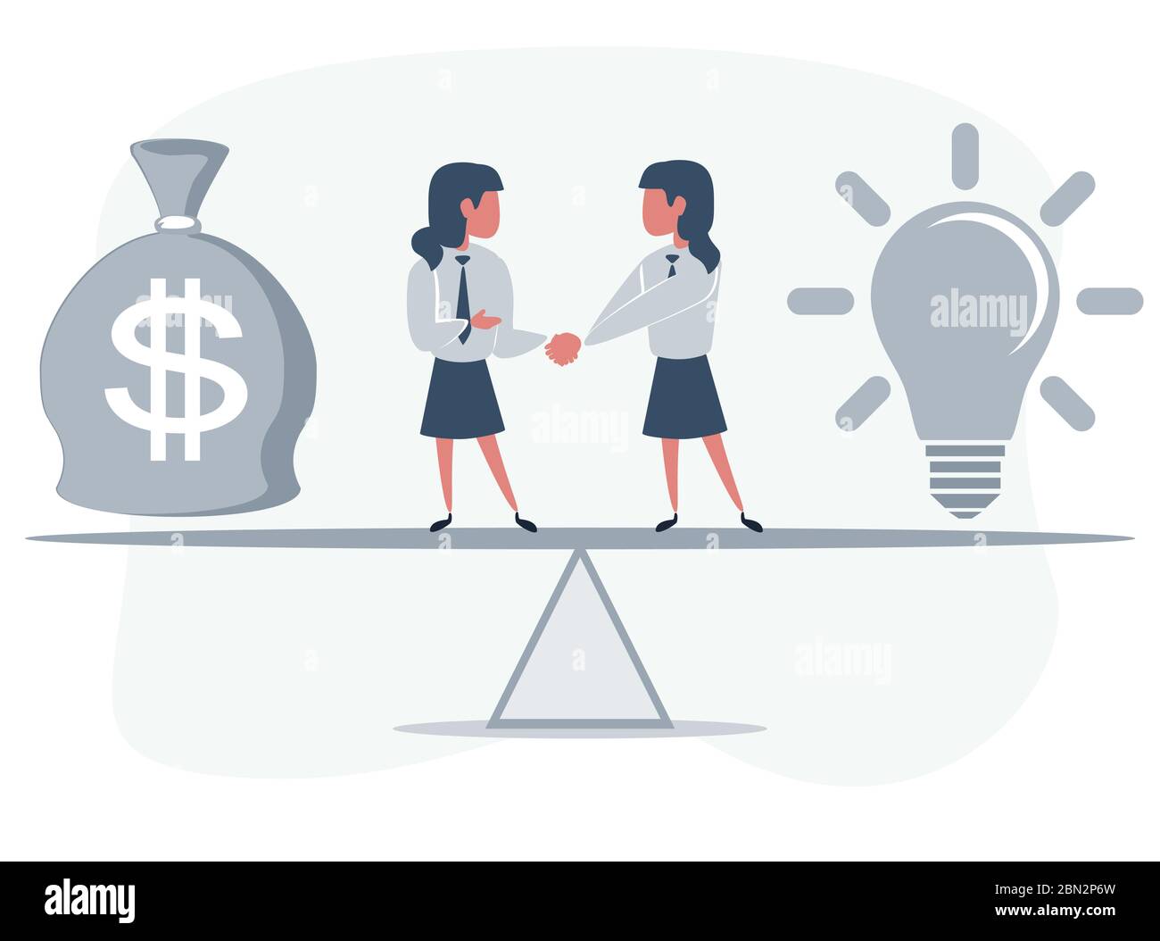 Business partners shaking hands as a symbol of unity. Business people ...